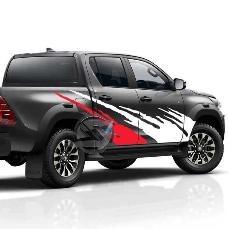 (Ready Stock) S1088# 4x4 Universal Car Body Sticker For Toyota Hilux ...