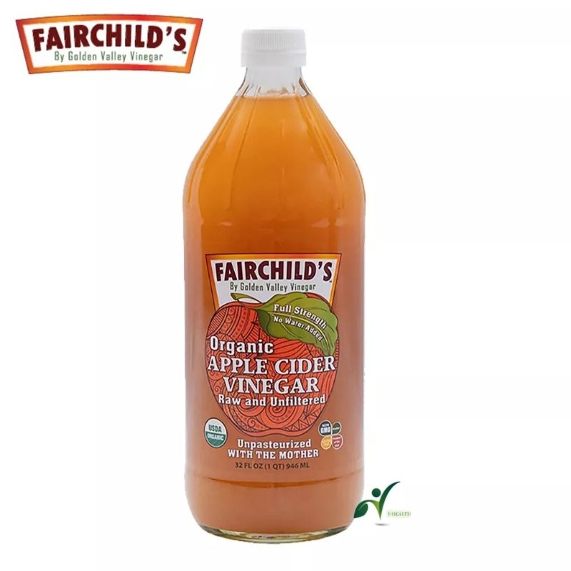 Fairchild's Organic Apple Cider Vinegar 32oz/16oz(Exp:5/2029) | Shopee ...