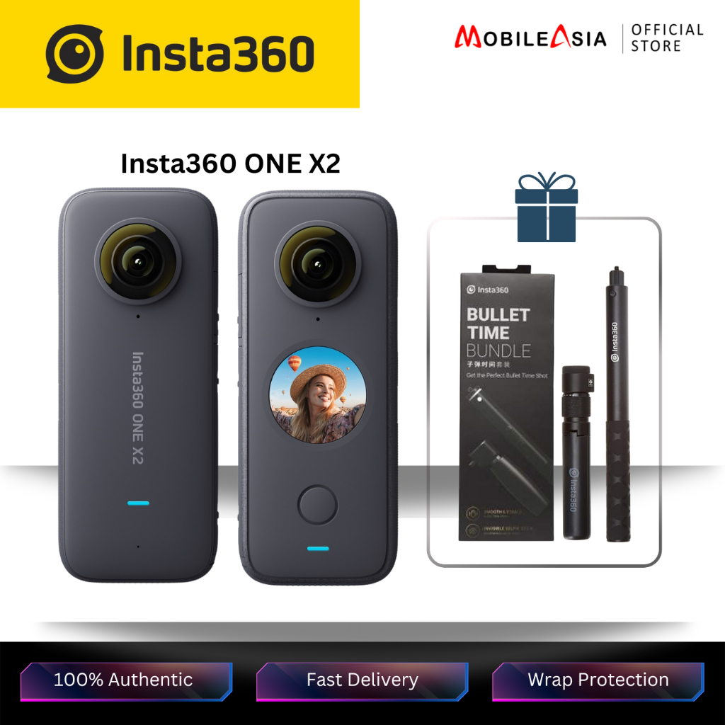 SALE! Insta360 One X2 Pocket Camera FREE Bullet Time Bundle | Shopee ...