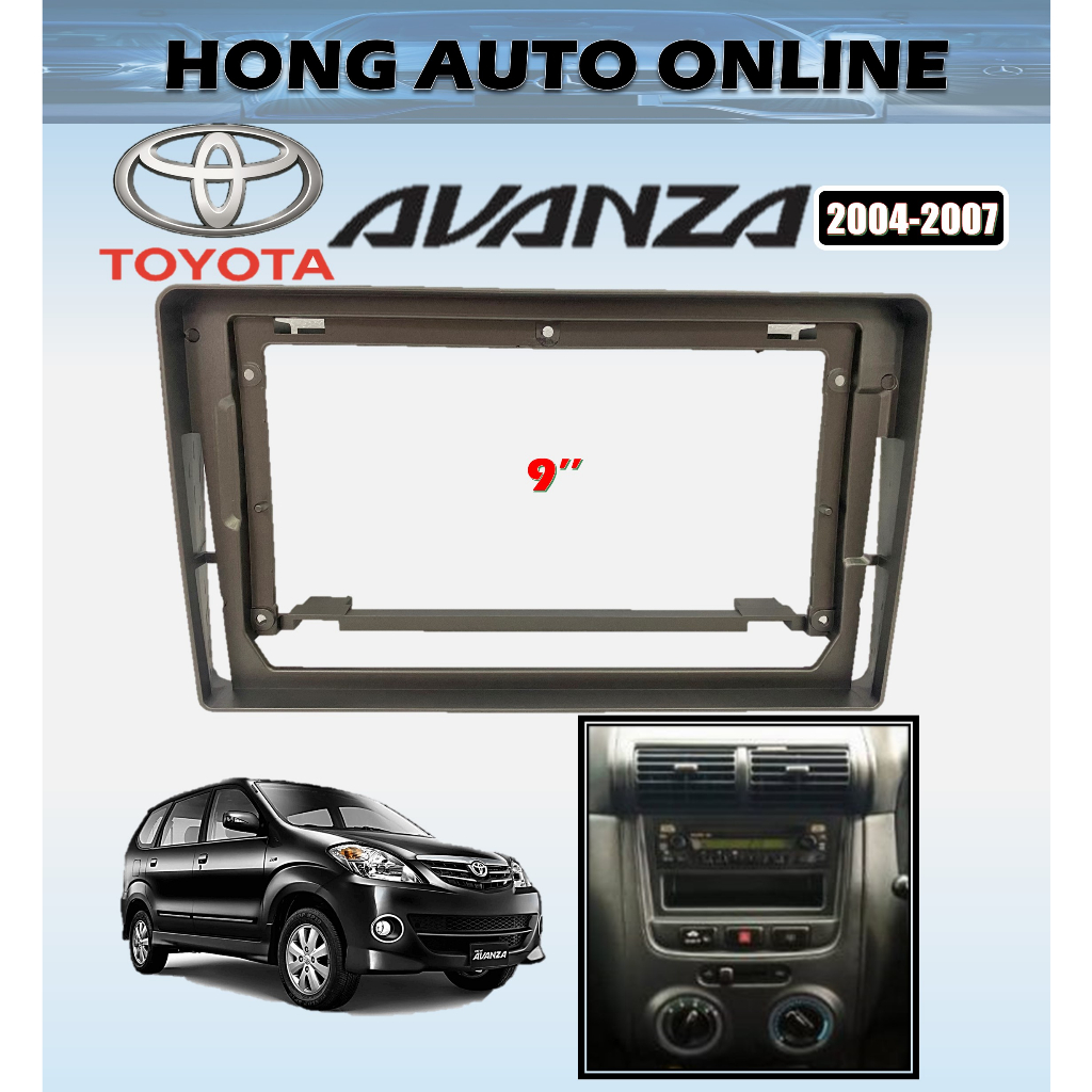 TOYOTA AVANZA 2004-2007 ANDROID PLAYER CASING 9" | Shopee Malaysia