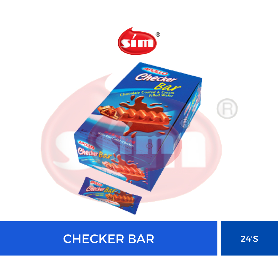 APOLLO BUBBLES WAFER & CHECKER WAFER BAR (24'S) | Shopee Malaysia
