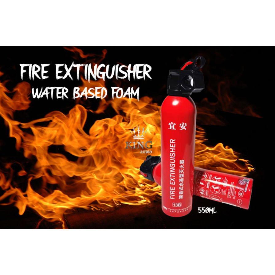500ml Mini Fire Extinguisher Safety Emergency Fire Stopper for Car ...