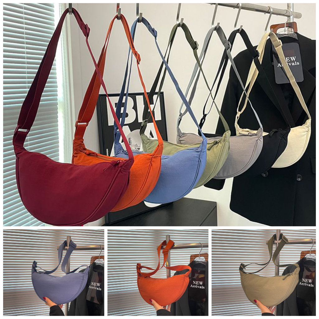 Stok Sedia Ada UNIQULO Quality Nylon Sling Bag New Korean Style ...