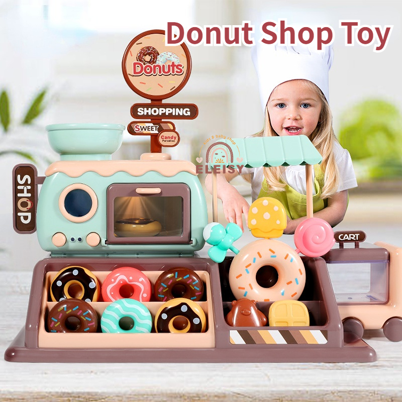 Donut Shop for Girls Candy Shop Pretend Play Educational Kitchen Set ...