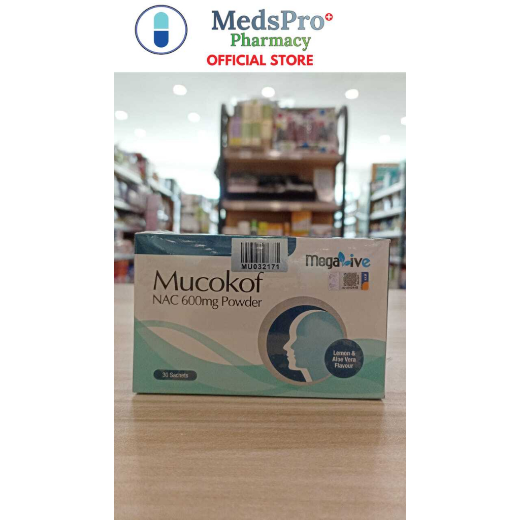 MEGALIVE MUCOKOF NAC 600MG POWDER 30'S | Shopee Malaysia