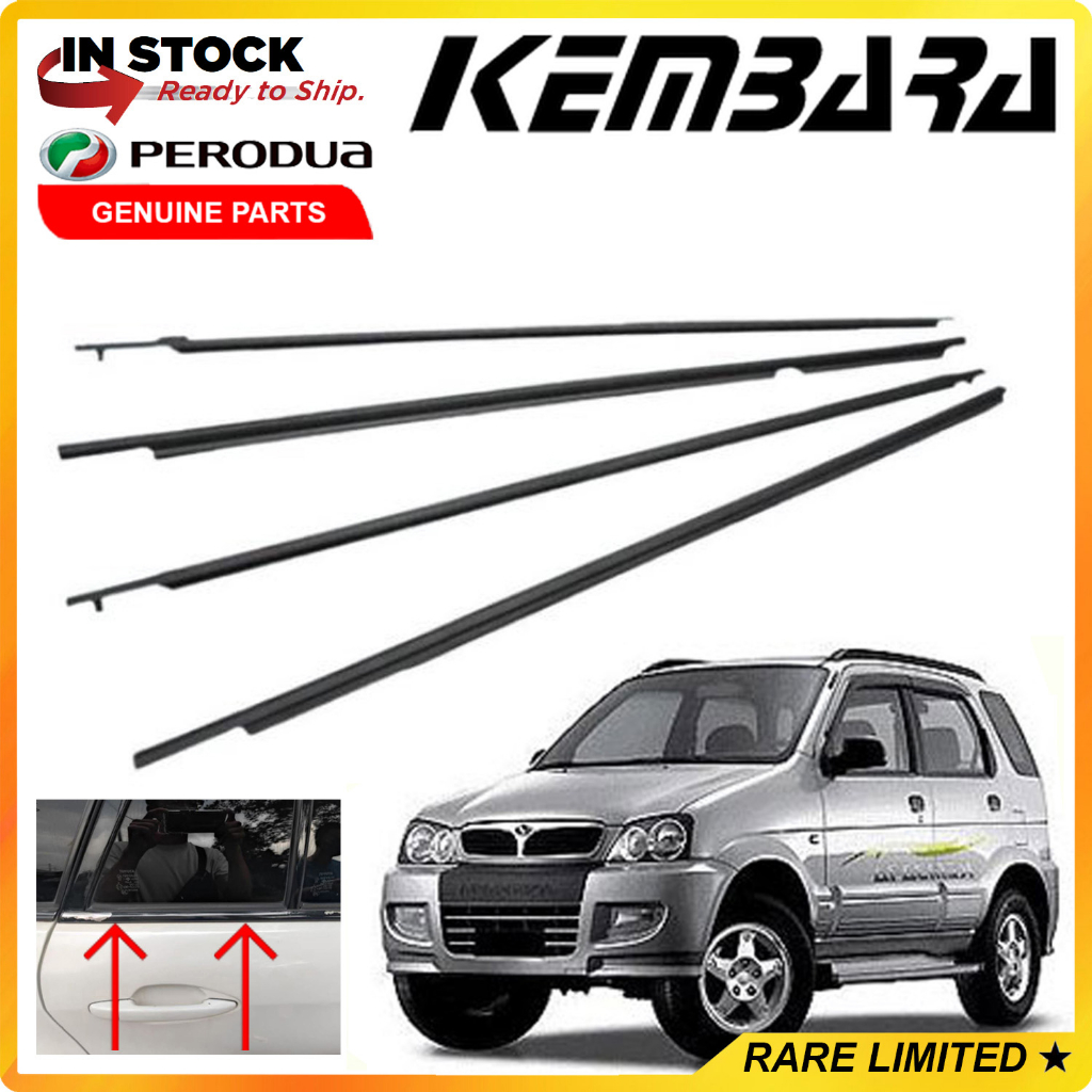 Perodua Kembara OEM Door Glass Window OUTER Rubber Moulding Molding ...