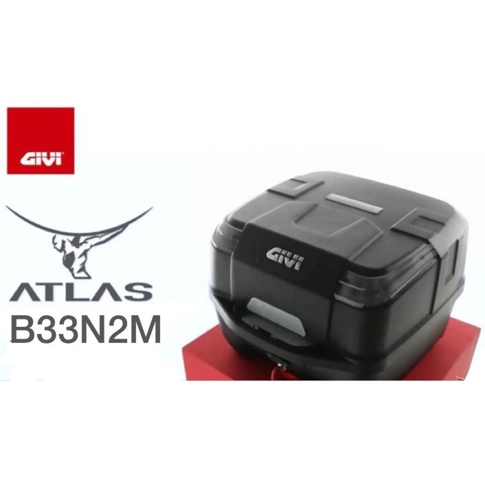 Merdeka Promotion) Givi Box B33NM B33N2M Atlas 32L 100% Original Kotak ...