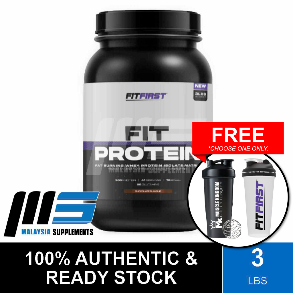 FitFirst Fit Protein (3lbs) [FREE GIFT] - HALAL Fit First Hydrolyzed ...