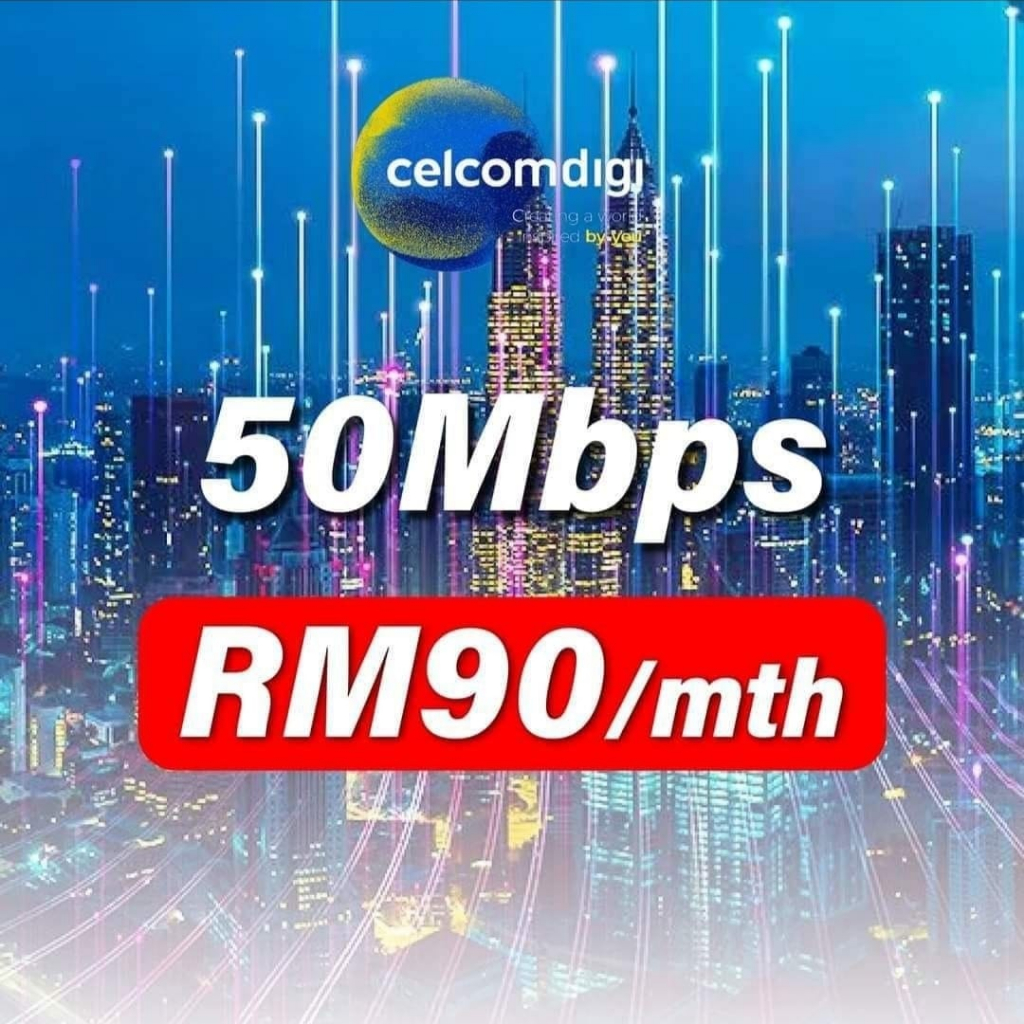 CELCOMDIGI HOME FIBRE PLAN | Shopee Malaysia