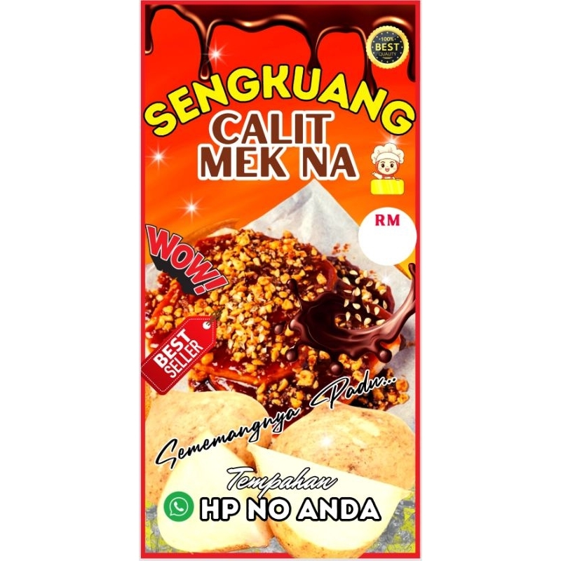 banner bunting cendol ais kacang ABC air kelapa muda Lai chi kang rojak ...