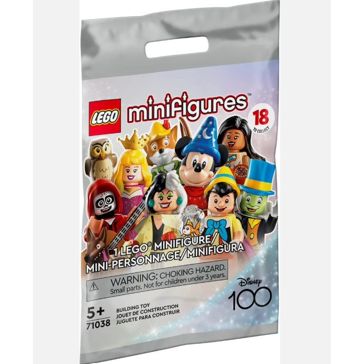 Lego 71038 Disney 100 Series Minifigure CMF Individual Pack New ready ...