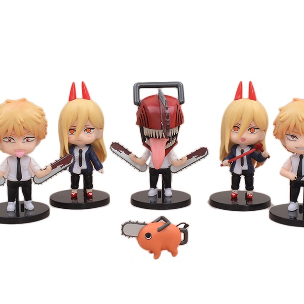 Chibi Chainsaw Man Figure Chainsaw Man set Chainsaw Man combo Chainsaw ...
