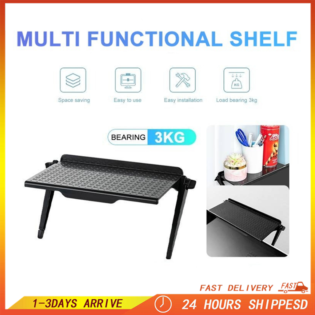 Screen Caddy TV Box Top Shelf Storage Bracket Stand Monitor Wall Mount ...