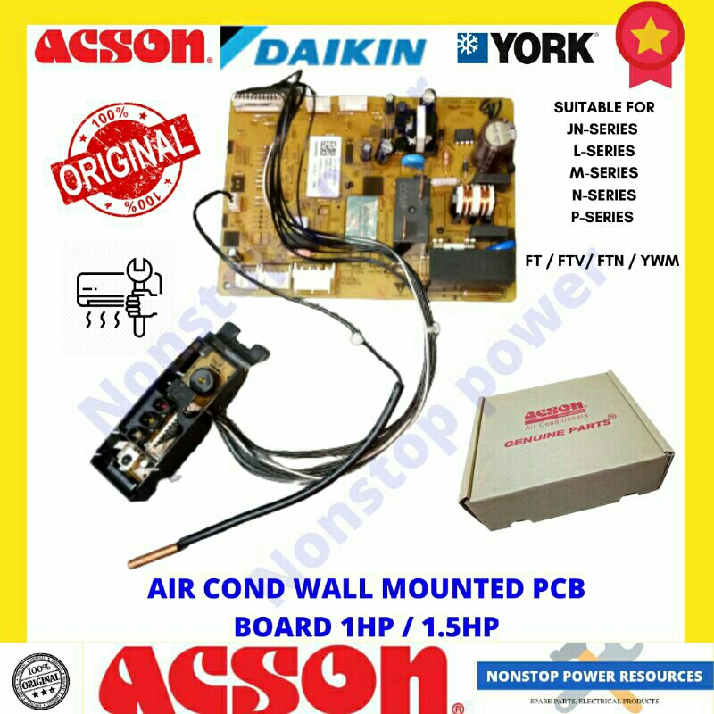 ACSON Original Wall Mounted NON Inverter Air Cond Indoor PCB Board For ...