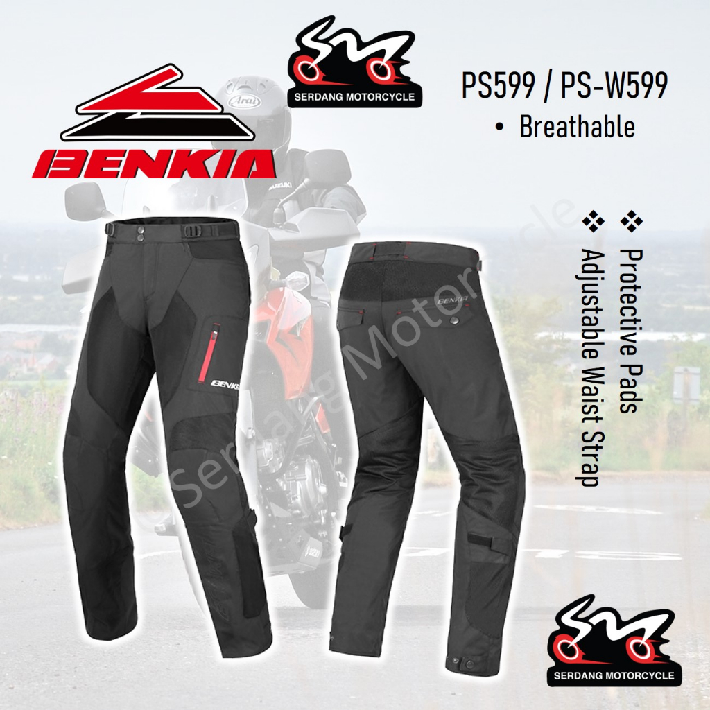 BENKIA Riding Pants Seluar Motor Biker Rider Pant PS599 PS-W599 Breathable | Shopee Malaysia