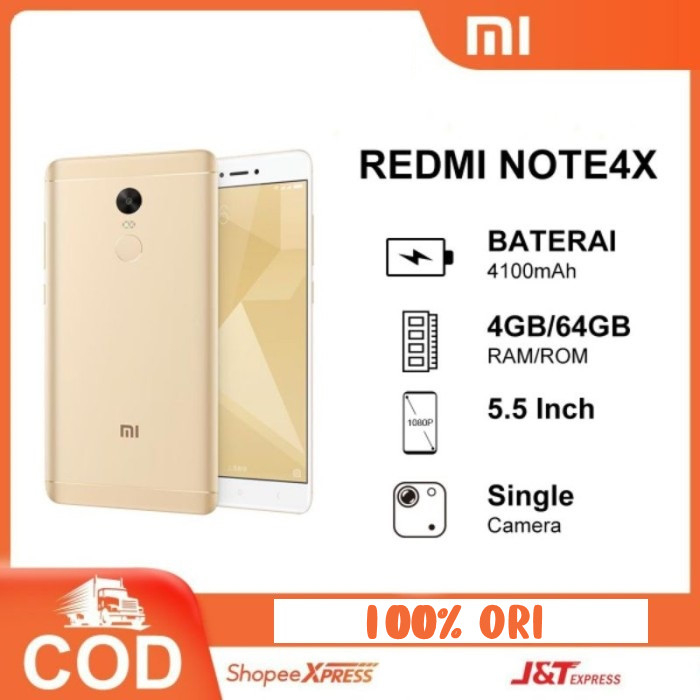 Xiaomi Redmi Note 4X 4Gb Ram 64Gb Rom | Global_Version Ready Stock | Used like new| 1 Year ...