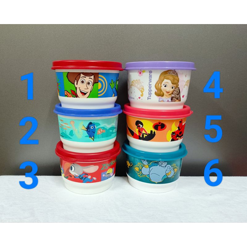TUPPERWARE Disney printed snack cup (authentic) | Shopee Malaysia