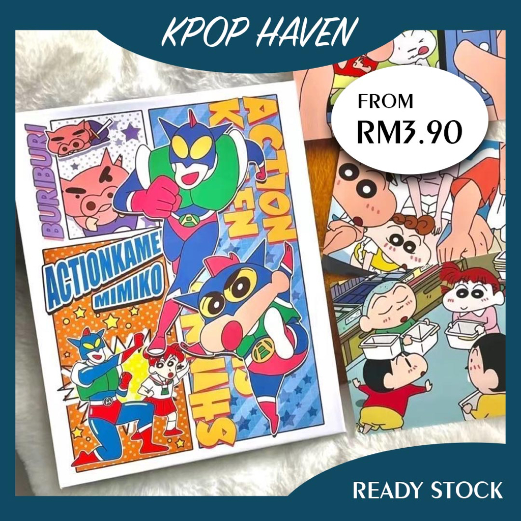 Ins A5 Binder Cute Crayon Shin-chan 3 Inch Photo Album Cartoon ...