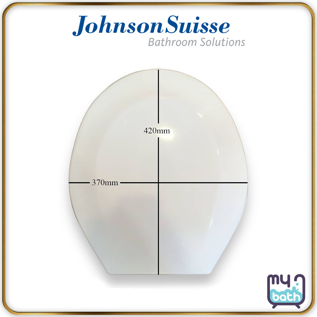 Johnson Suisse WBTS800003WW Replacement Toilet Seat & Cover | Shopee ...
