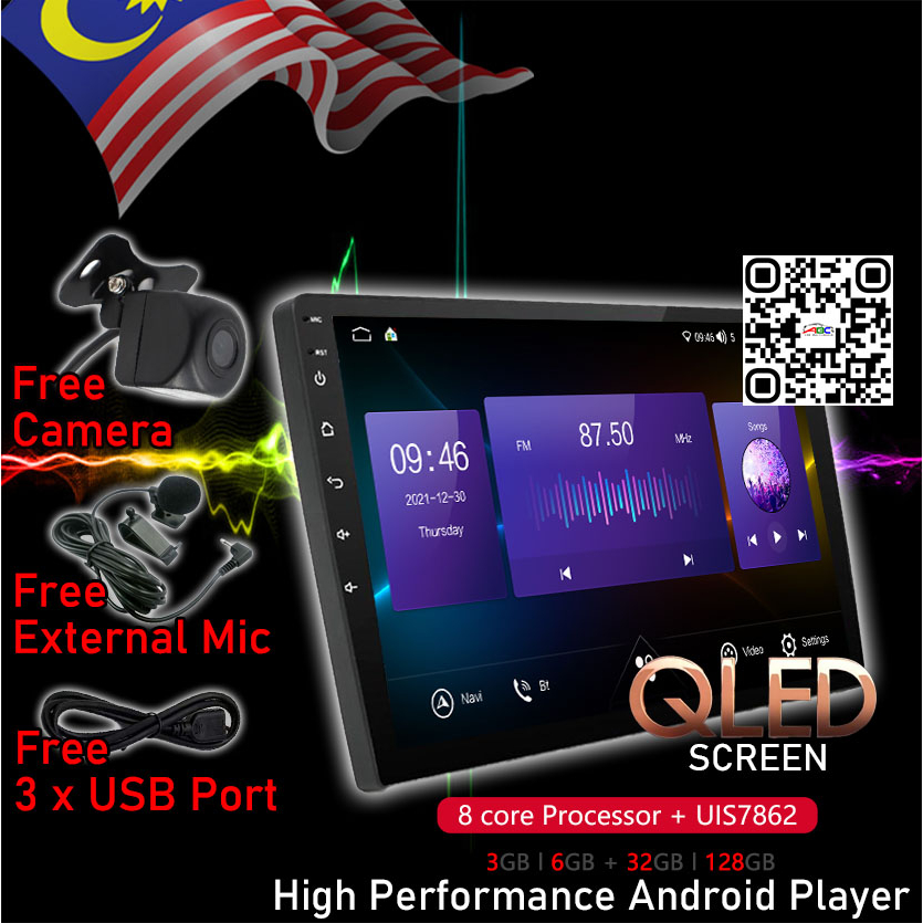 2022 Top Model 7862 Android player Octa Core Android 10 (WIFI, 4G,QLED ...