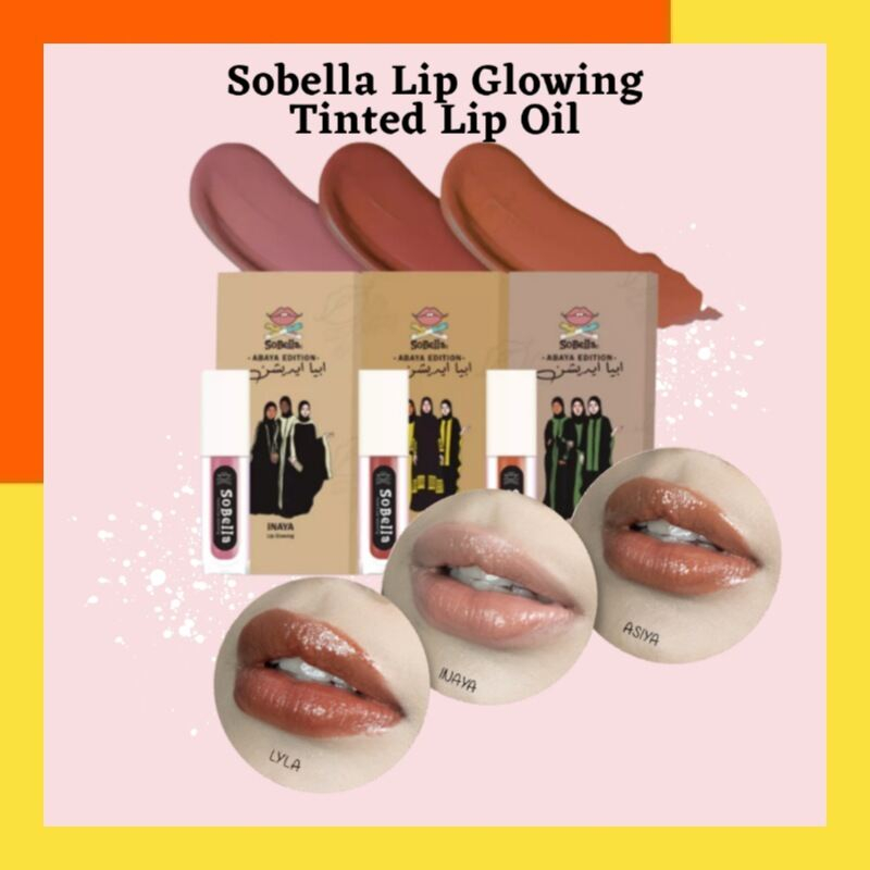 Sobella Lip Glowing Tinted Lip Oil (🎁Beli1 Free1 Tudung/Inner MD ...