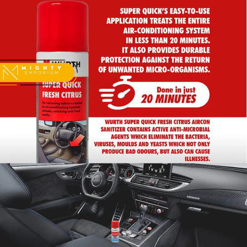 Wurth quick air fresher car 150ml Whole Car Air Re-Fresher Odor ...