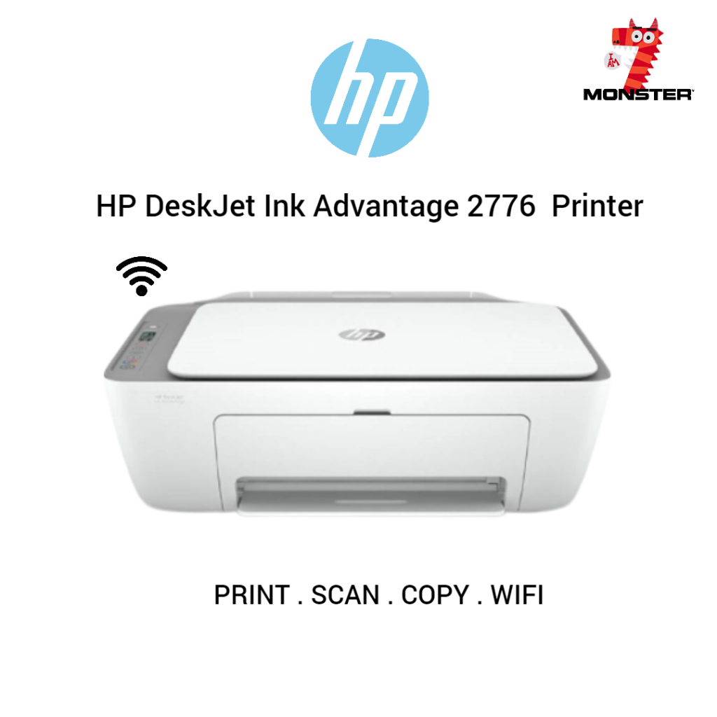 HP DeskJet Ink Advantage 2776 All-in-One Printer | Shopee Malaysia