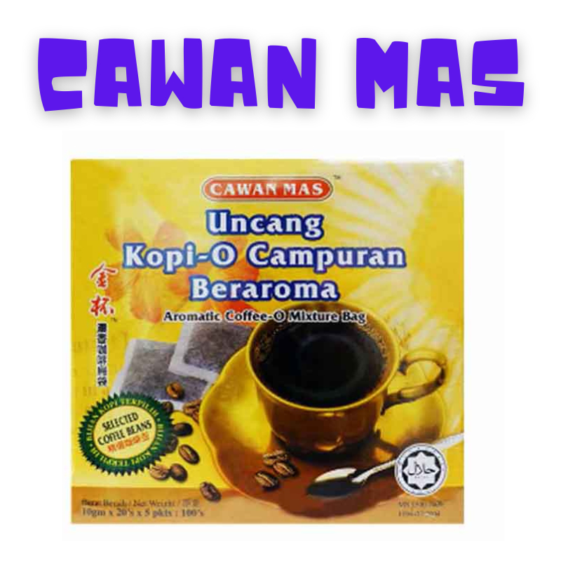 [HALAL] Cawan Mas Uncang Kopi O Campuran Beroma (Normal) 普通浓香咖啡 100 ...