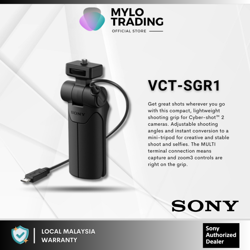 Sony VCT-SGR1 Shooting Grip For Sony ZV1 A6400 A6300 A6000 RX100M7 RX100M6 RX100M5 RX10M4 ...