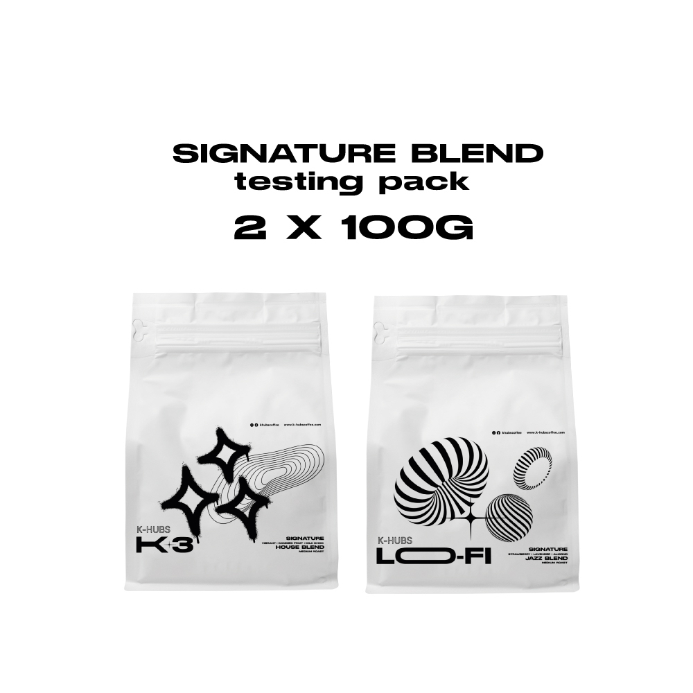 K-hubs K3 Bean Testing Pack - Signature Blend 2 Packs Coffee Bean 100g ...