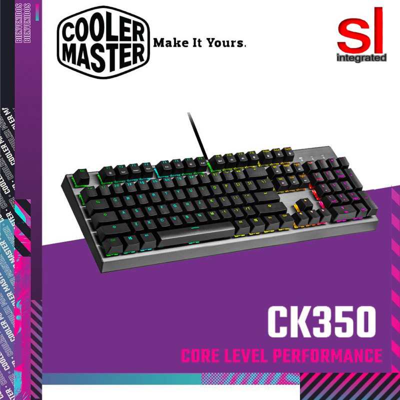Cooler Master [CK530-V2/CK350] RGB Mechanical Gaming Keyboard | Shopee ...