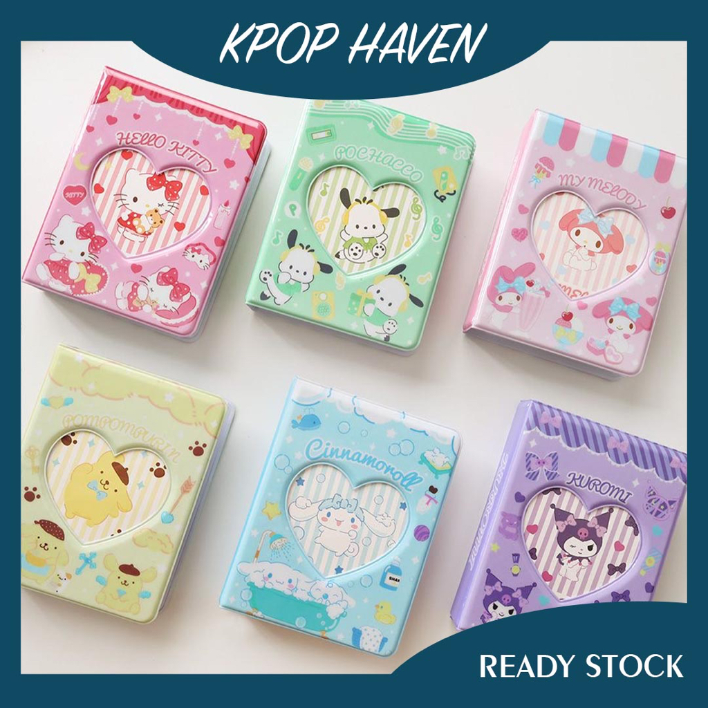 Sanrio Cinnamoroll Kuromi My Melody Pochacco Hello Kitty Pompompurin Cute Photo Album/Three Inch ...