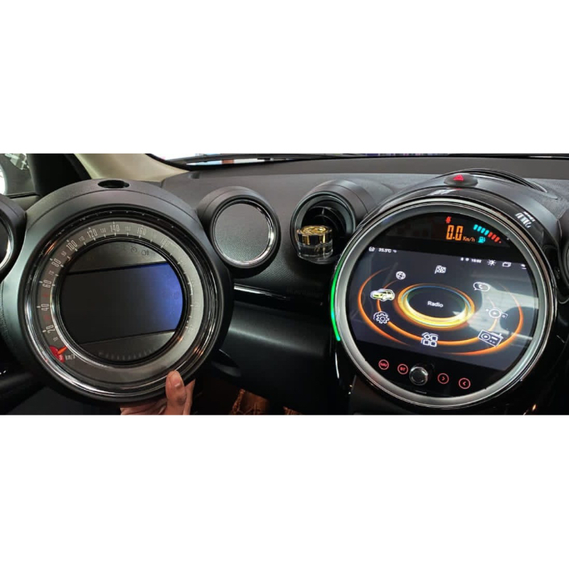 Mini cooper S R55 R56 2007 - 2013 10” LED Android Monitor Player casing ...