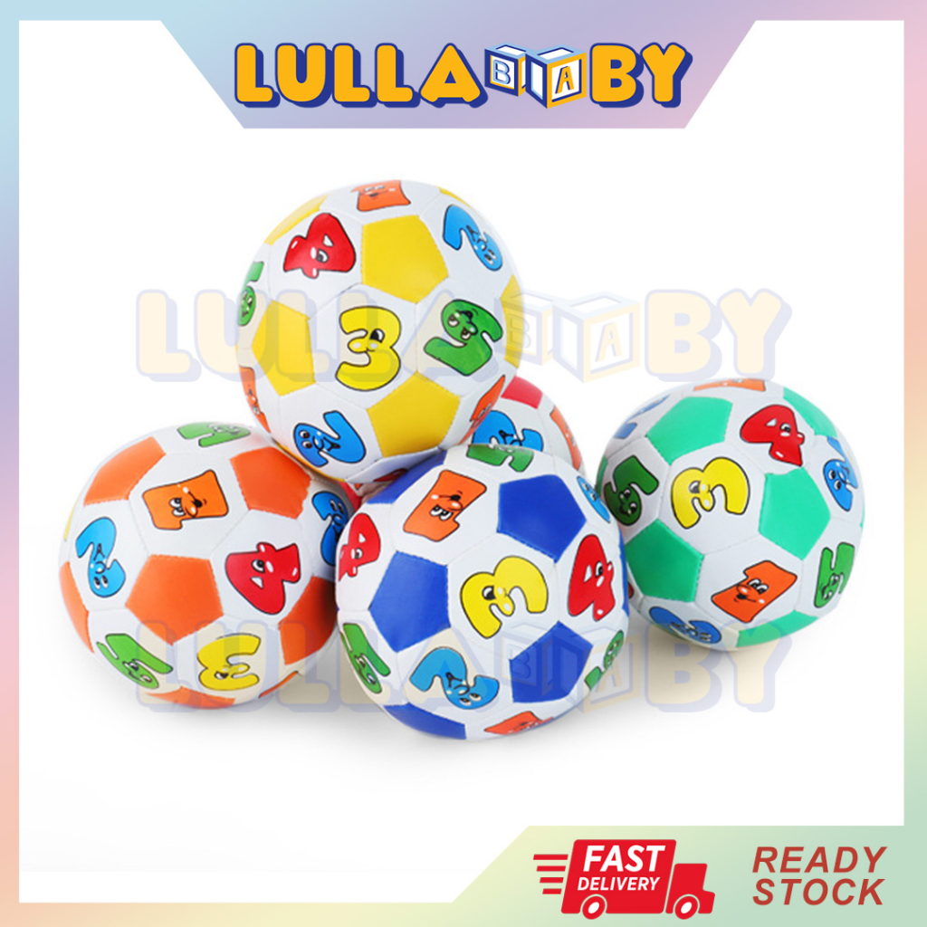 🔥READY STOCK🔥Baby Soft Ball Number Educational Toy Ball Soft Plush Toy ...