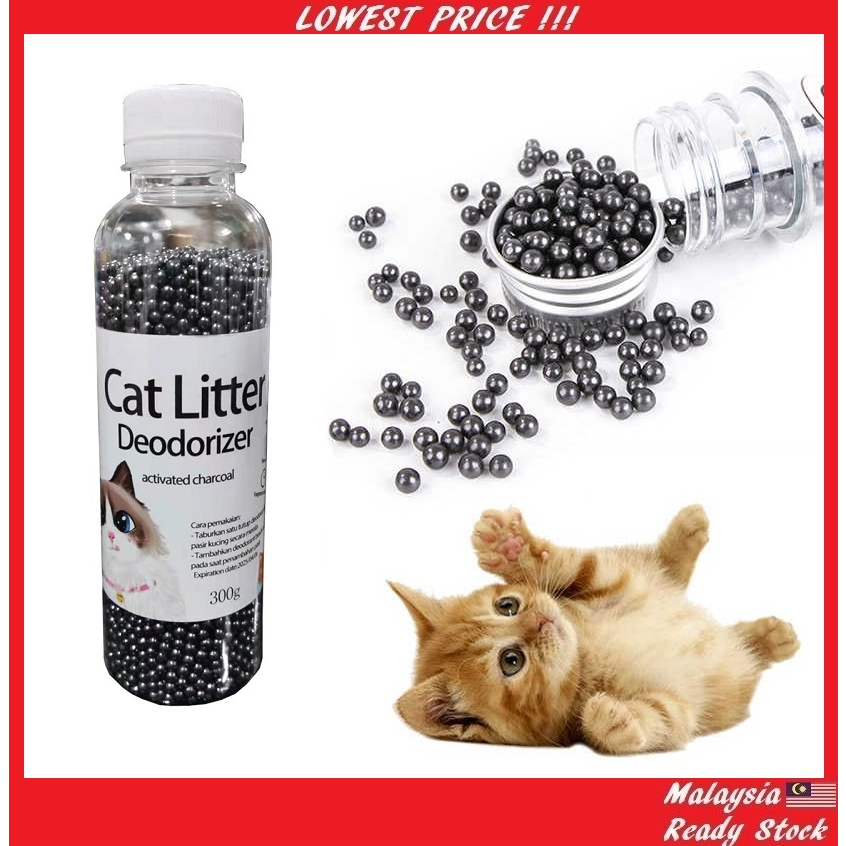 Cat Litter Deodorant Bead Activated Carbon Absorb Pet Stink Beads ...