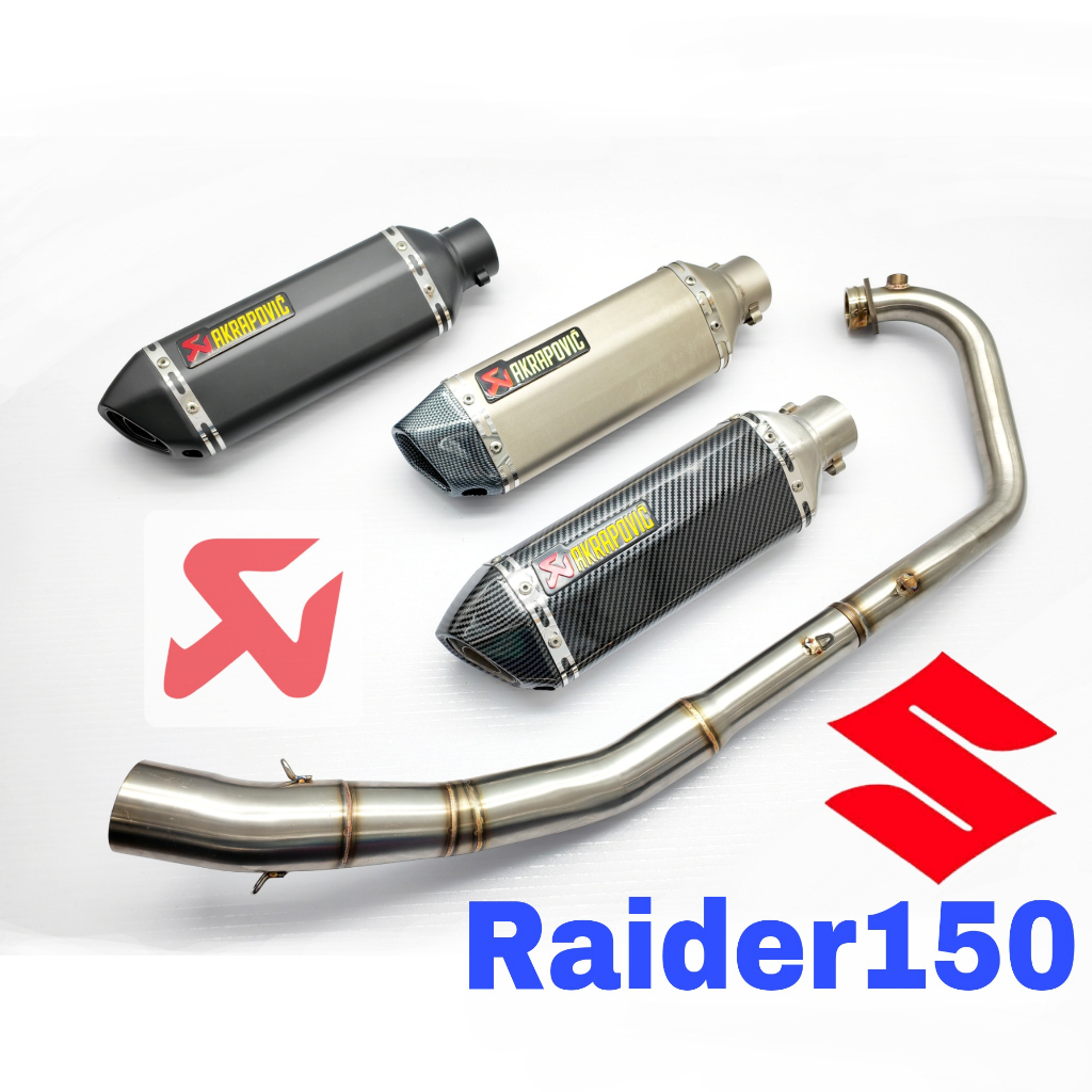 Raider 150 Exhaust Arkapovic Muffler Long Arka Carbon Suzuki Raider150 ...