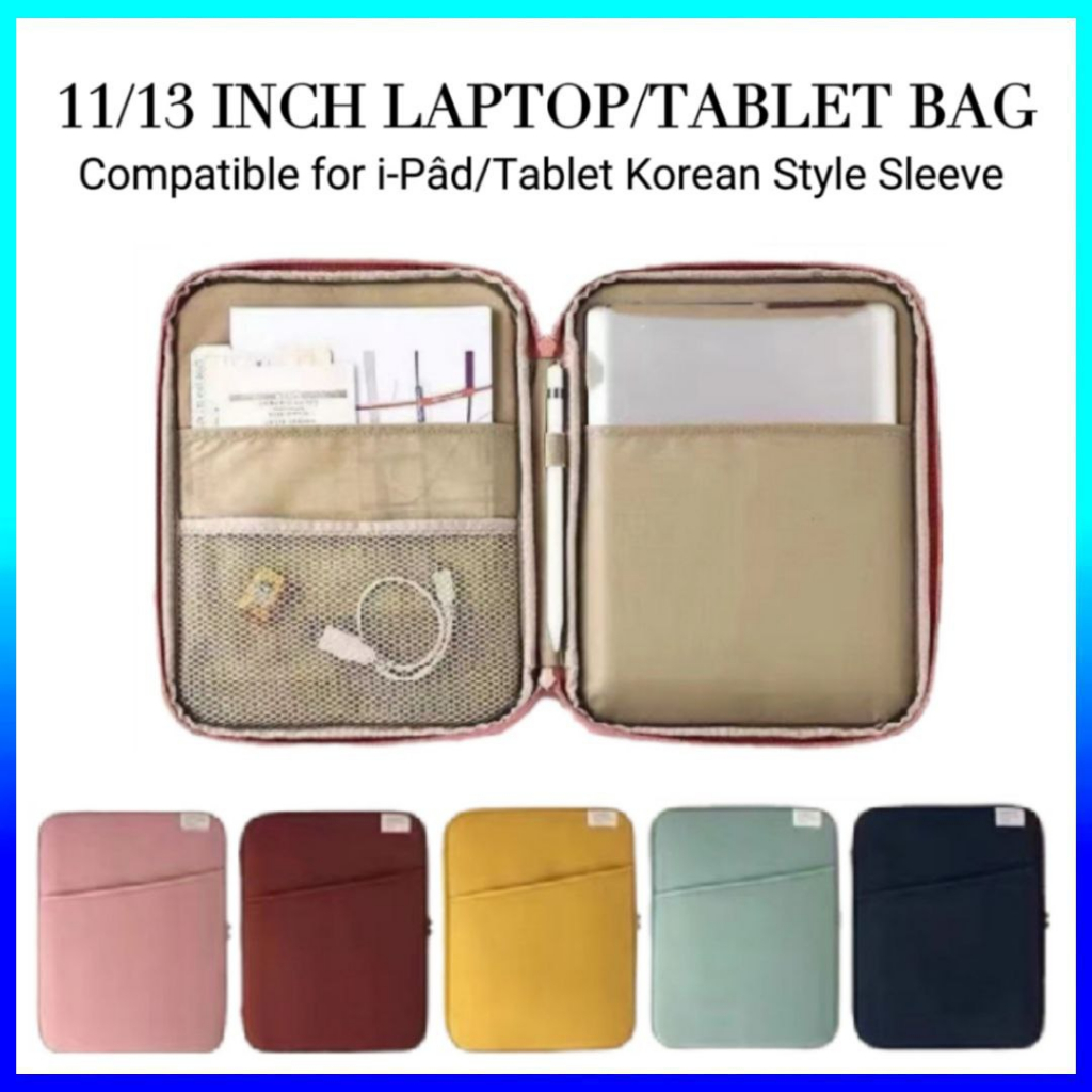 11/13 Inch Laptop/Tablet Bag Comfortable For i-Pâd / Tablet Korean ...