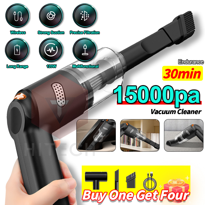 Wireless Vakum Cleaner Rechargeable Cordless Vacuum Portable Handheld ...