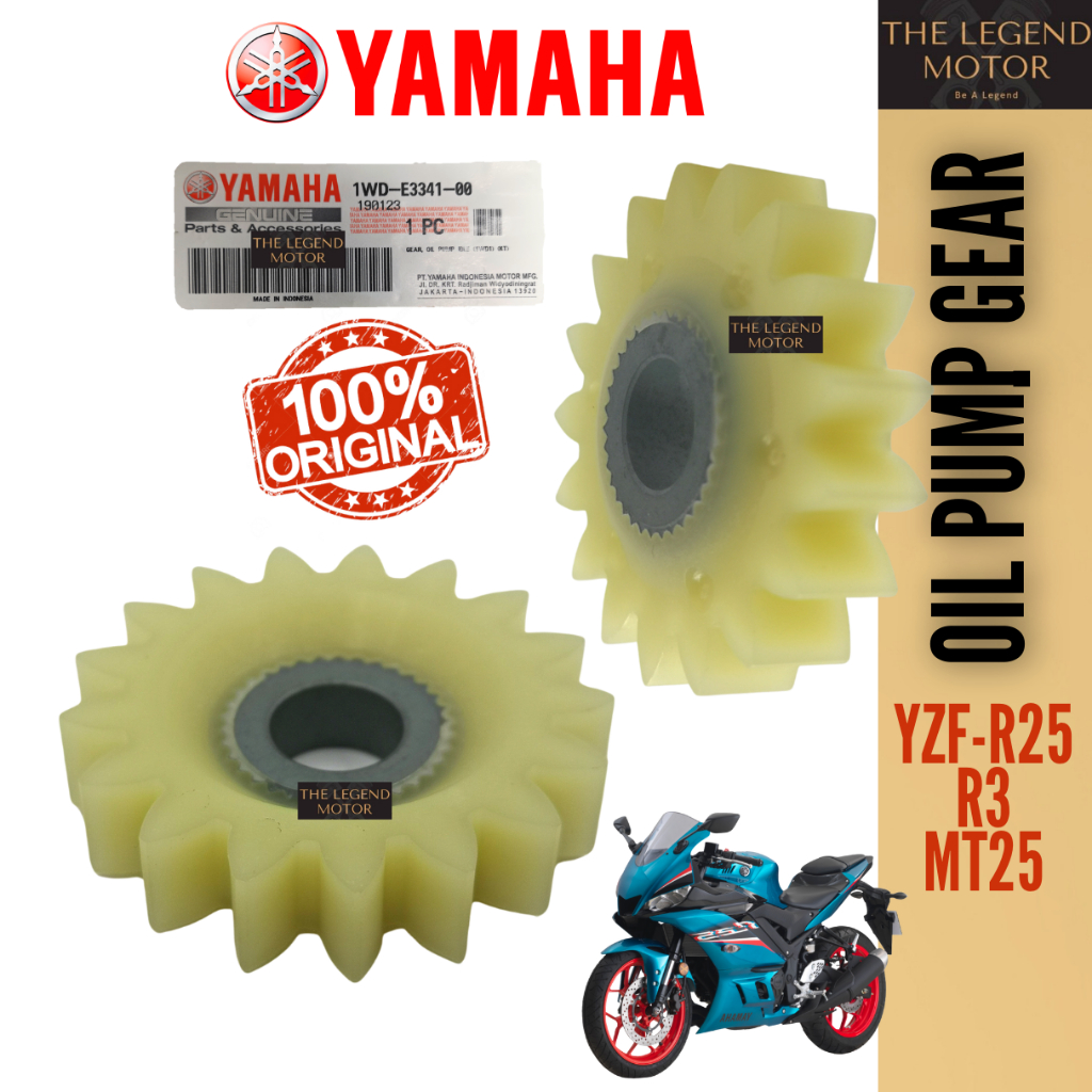 R25 YZF-R25 R3 MT25 OIL PUMP ASSY IDLE GEAR 4T PAM MINYAK ENGINE GEAR ...