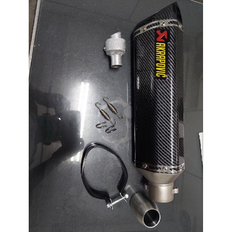 akrapovic ekzos exhaust universal 51mm slip on | Shopee Malaysia