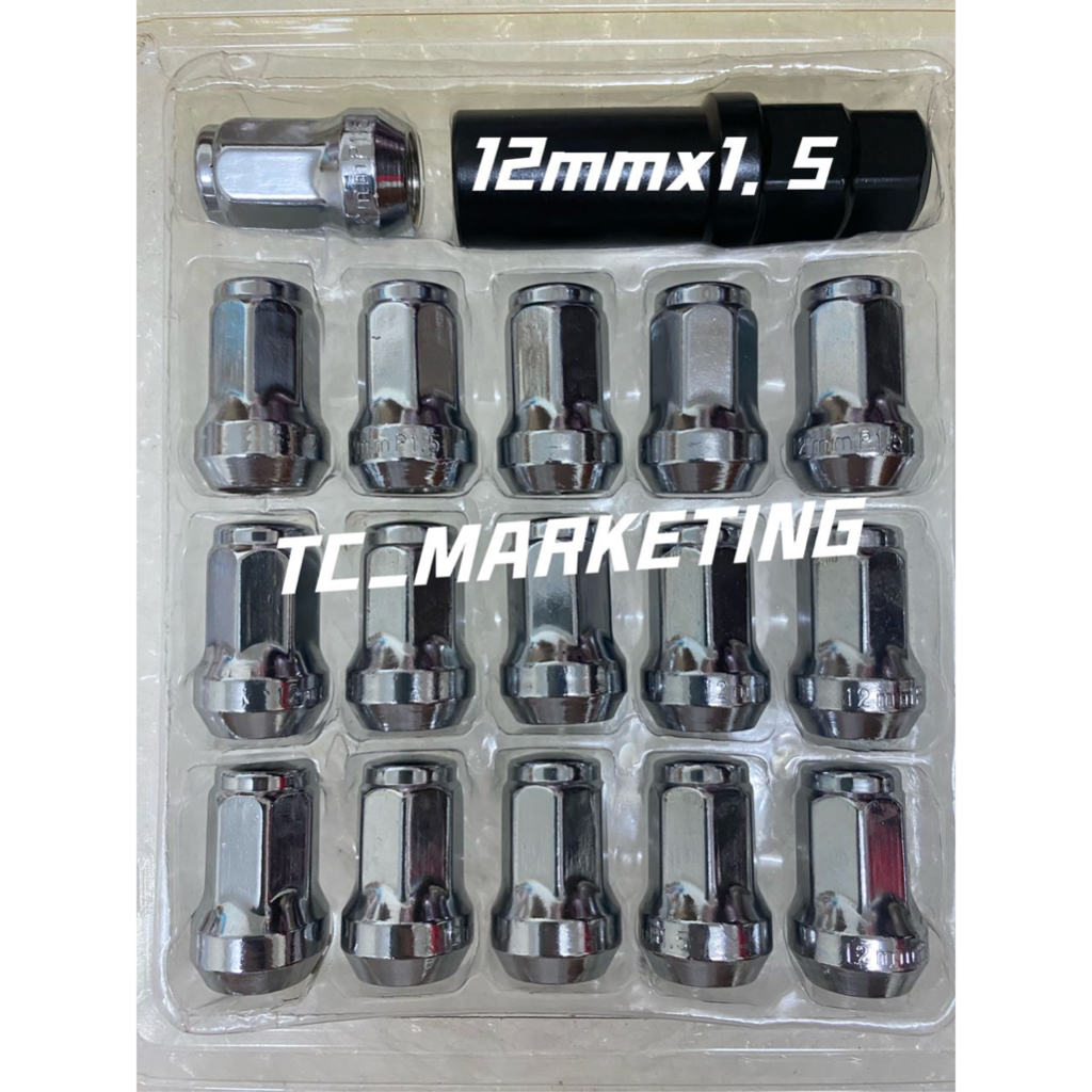 Heptagon Nut Lock Nut Wheel Nut Sport Rim Skru Tayar Kereta Tayar Screw ...