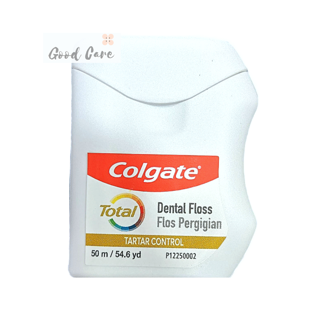 Colgate Dental Floss with Tartar Control (50m) - EXP 2024 | Shopee Malaysia