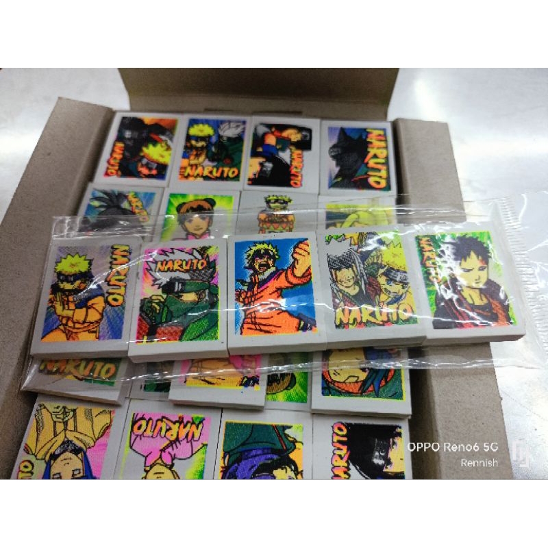 RC 小精灵 Kids Fancy Eraser Naruto/Pkmn/Ben10/Football Clubs Collection ...