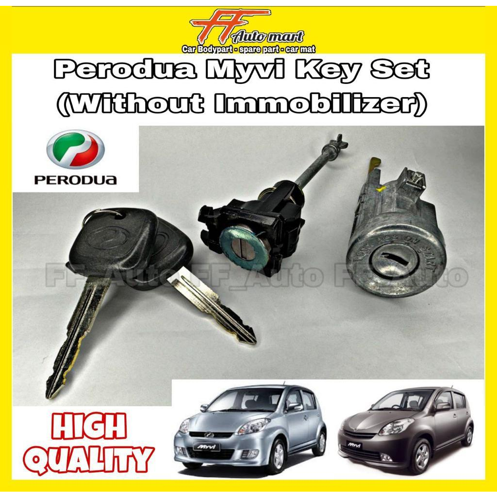 Perodua Myvi Key Sets Without Immobilizer - HIGH QUALITY | Shopee Malaysia