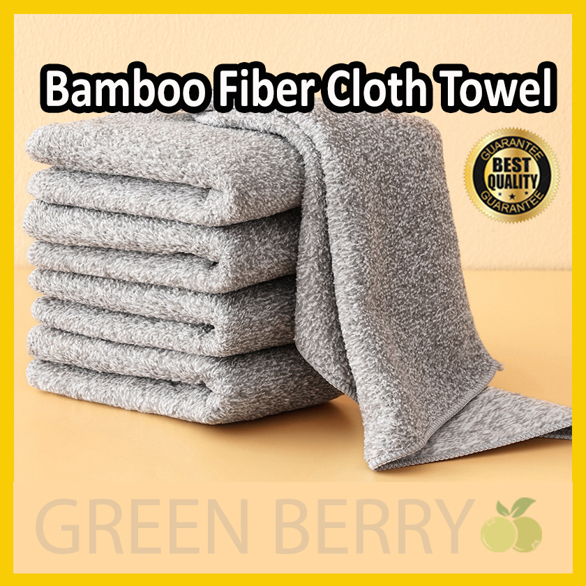 Bamboo Charcoal Dish Towel Thick Bamboo Fiber Cloth Water Absorption ...
