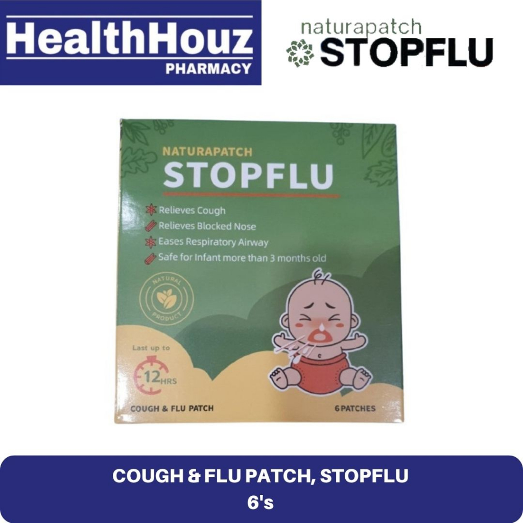 Naturapatch, Cough&Flu Patch, Stopflu, 6's | Shopee Malaysia