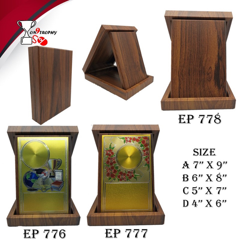 【READY STOCK】PLAQUE PLAK KOTAK CORAK KAYU WOOD PATTERN BOX EP778 ...