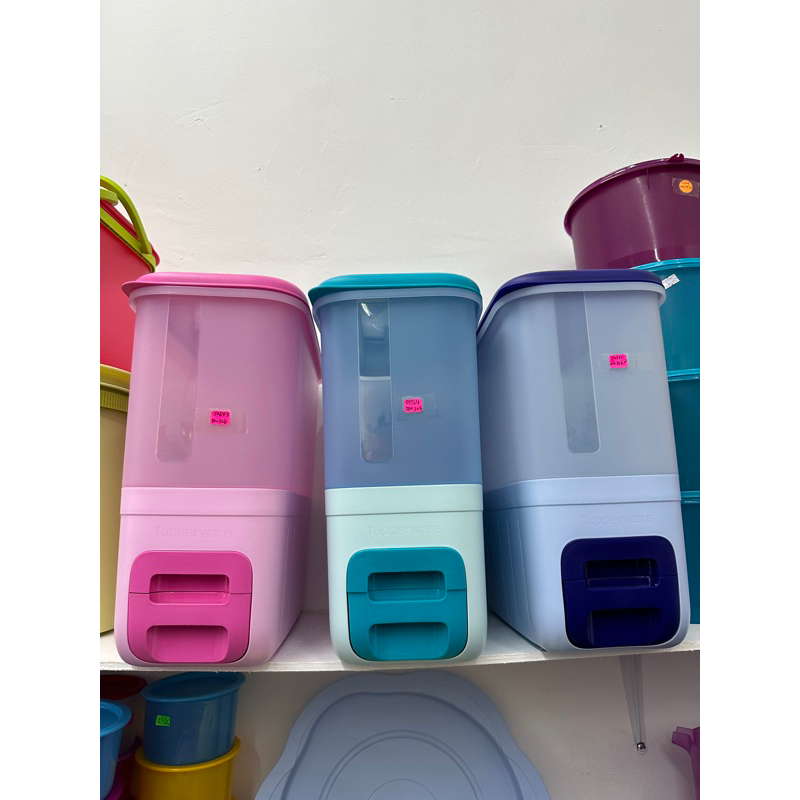 Rice smart Tupperware 10liter tuppy rice storage rice dispenser ...