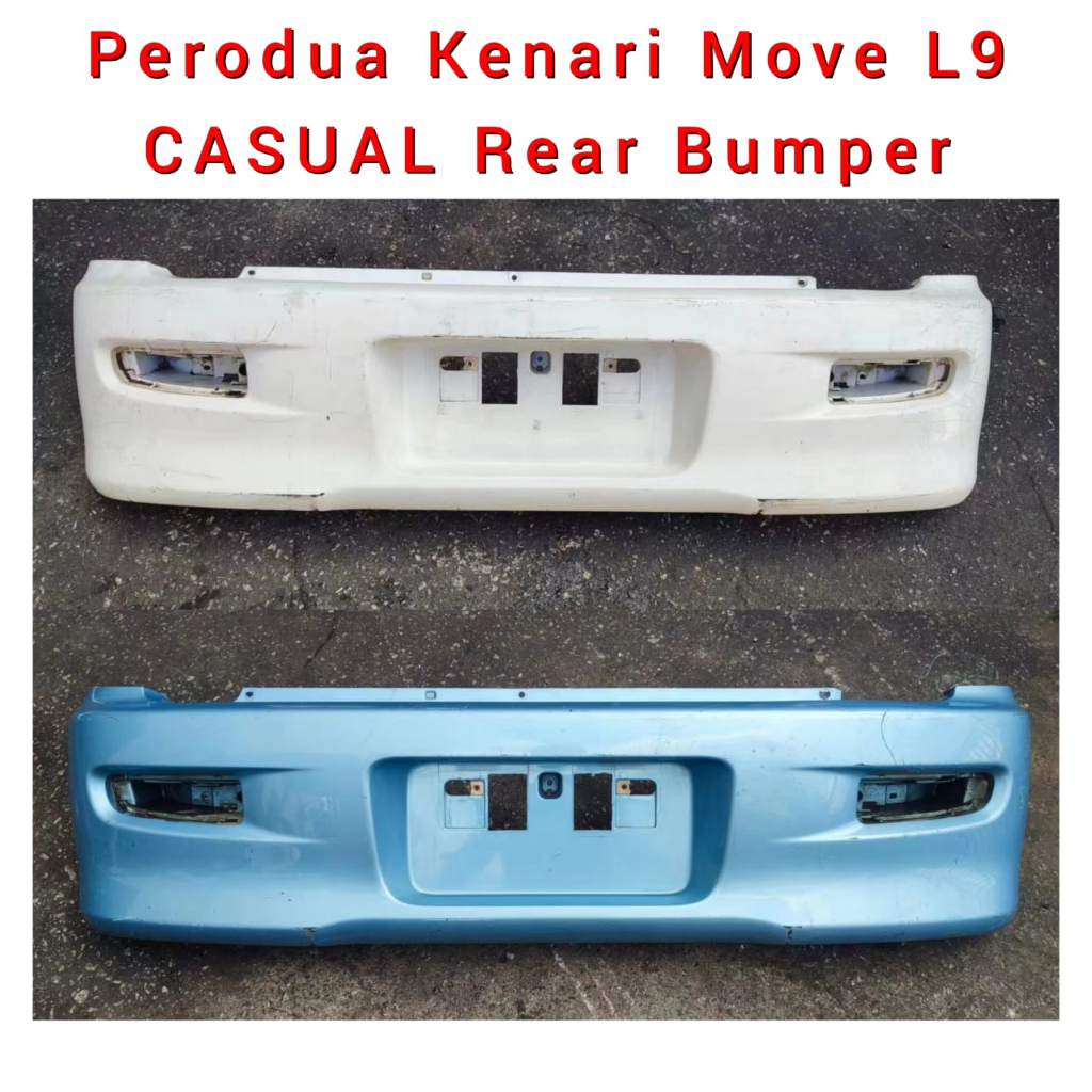 Perodua Kenari Move L9 Casual Rear Bumper / Bumpers Belakang | Shopee ...