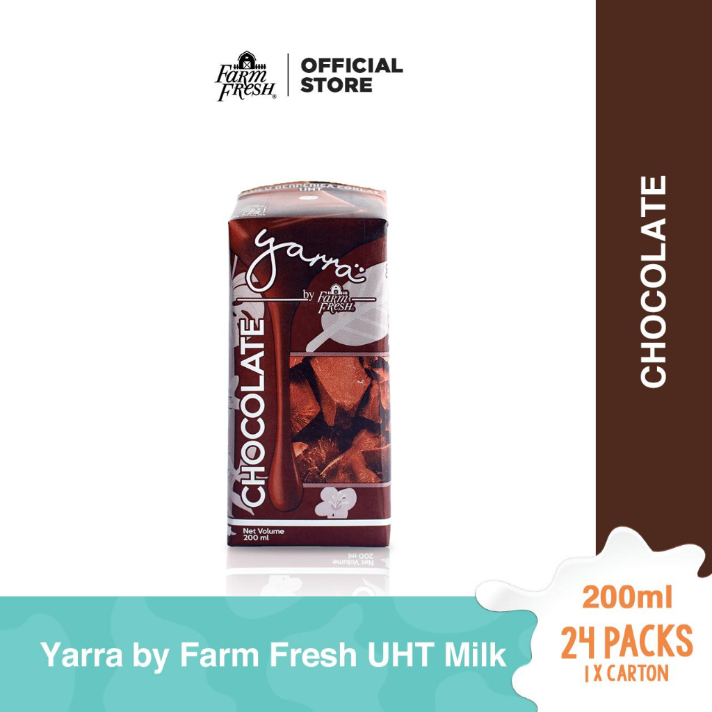 Yarra by Farm Fresh UHT Chocolate Milk 200ml x 24 Packs | Shopee Malaysia
